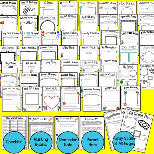 Show and Tell Activities - Hands-On Teaching Ideas