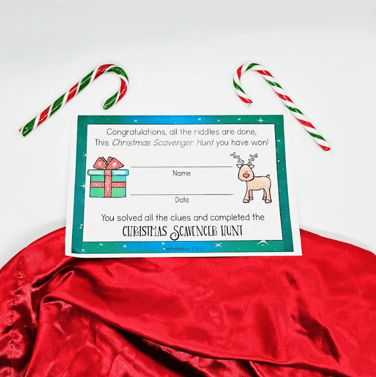 Best Christmas Scavenger Hunt (Free Printables)