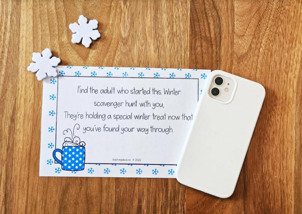 Free Winter Scavenger Hunt Printable for Home (Free Printables)