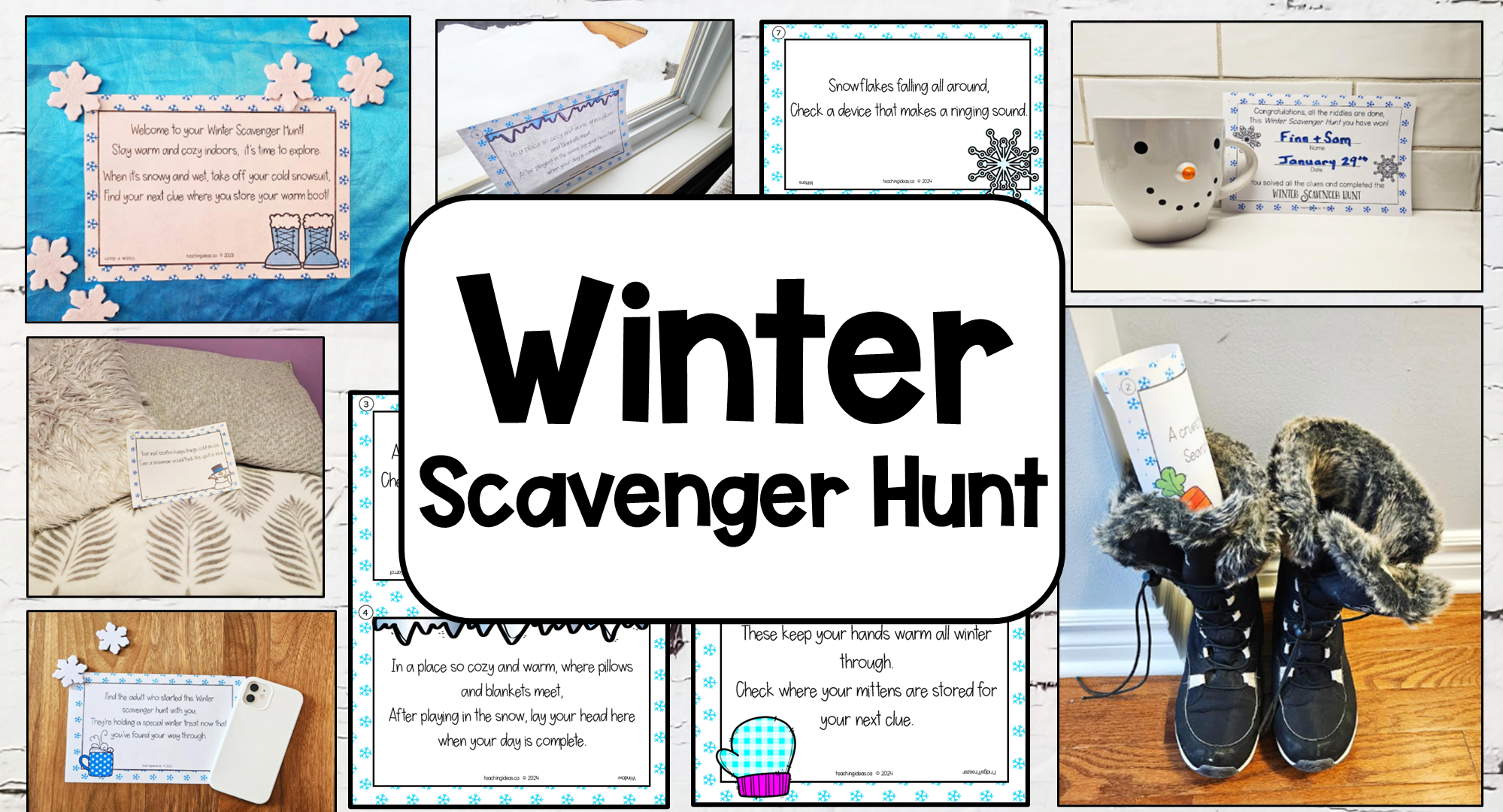 Outdoor Winter Scavenger Hunt Ideas Winter Scavenger Hunt For Young