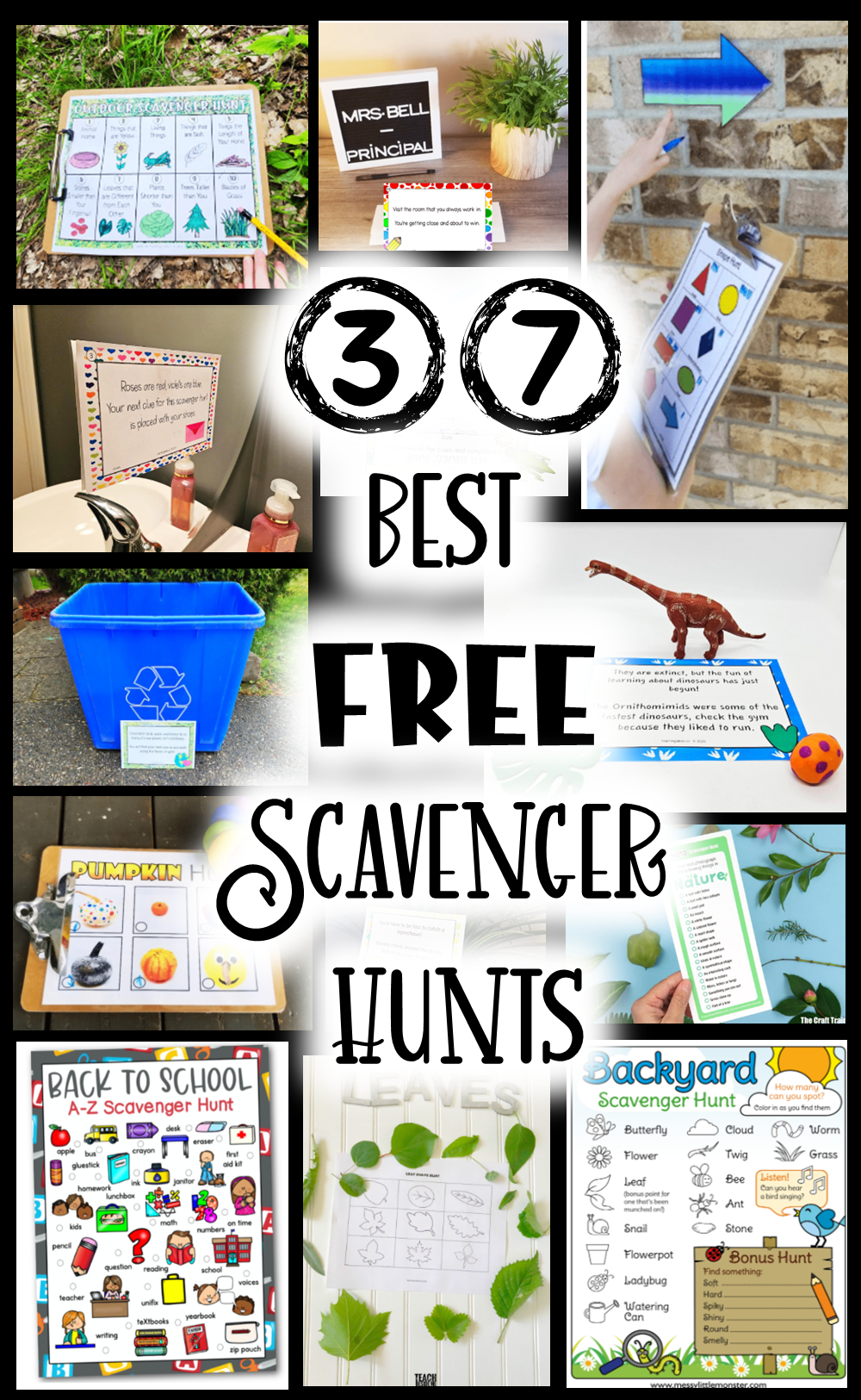 37 Best Free Printable Scavenger Hunt Ideas