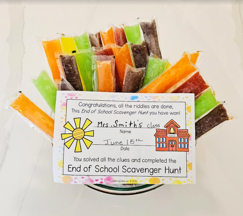 Free End of the Year Scavenger Hunt