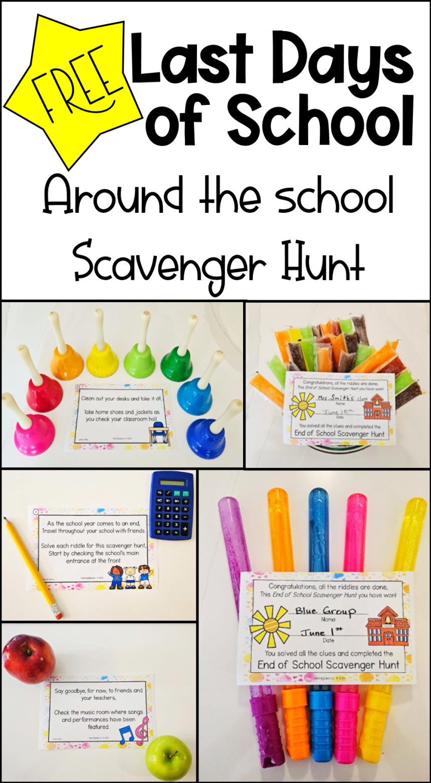 Free End of the Year Scavenger Hunt