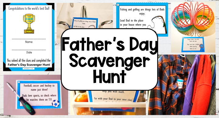 Free Fathers Day Scavenger Hunt (Printable Riddles)