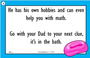 Free Fathers Day Scavenger Hunt (Printable Riddles)