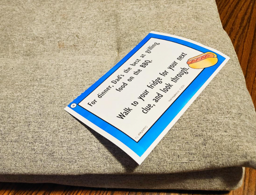 Free Fathers Day Scavenger Hunt (Printable Riddles)