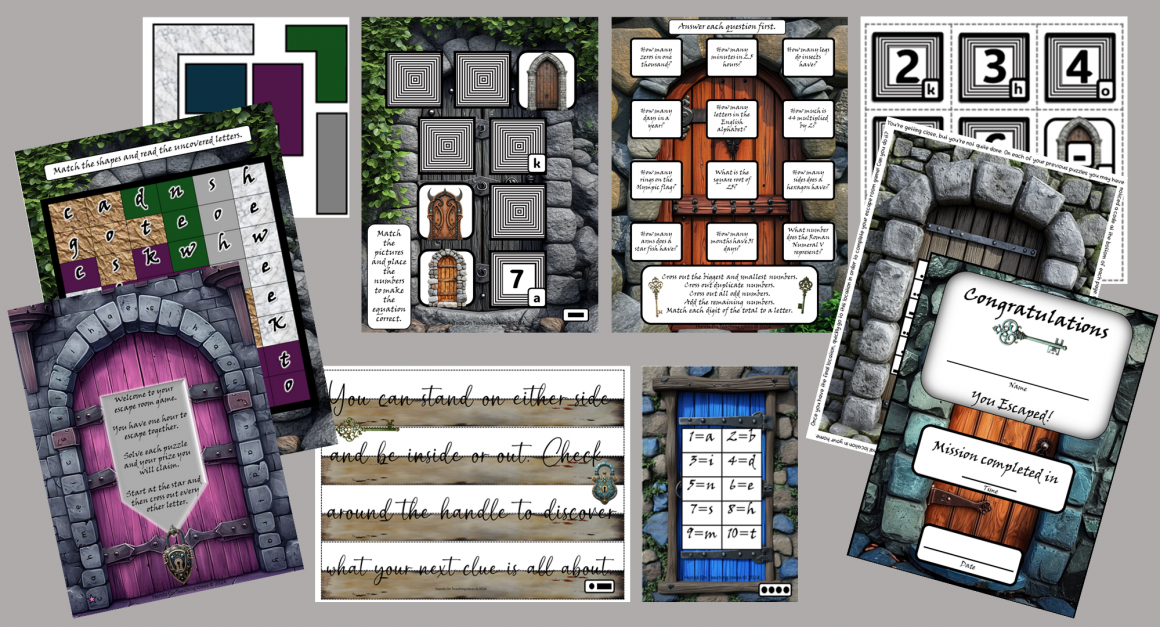 Free Printable Escape Room for Kids