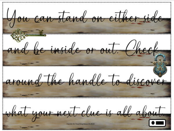 Free Printable Escape Room for Kids