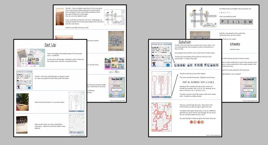 Best Escape Room at Home - Step-by-Step Instructions