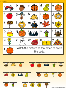 Halloween and Fall Escape Room printable