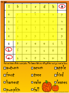 Halloween and Fall Escape Room printable