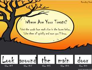 Halloween and Fall Escape Room printable