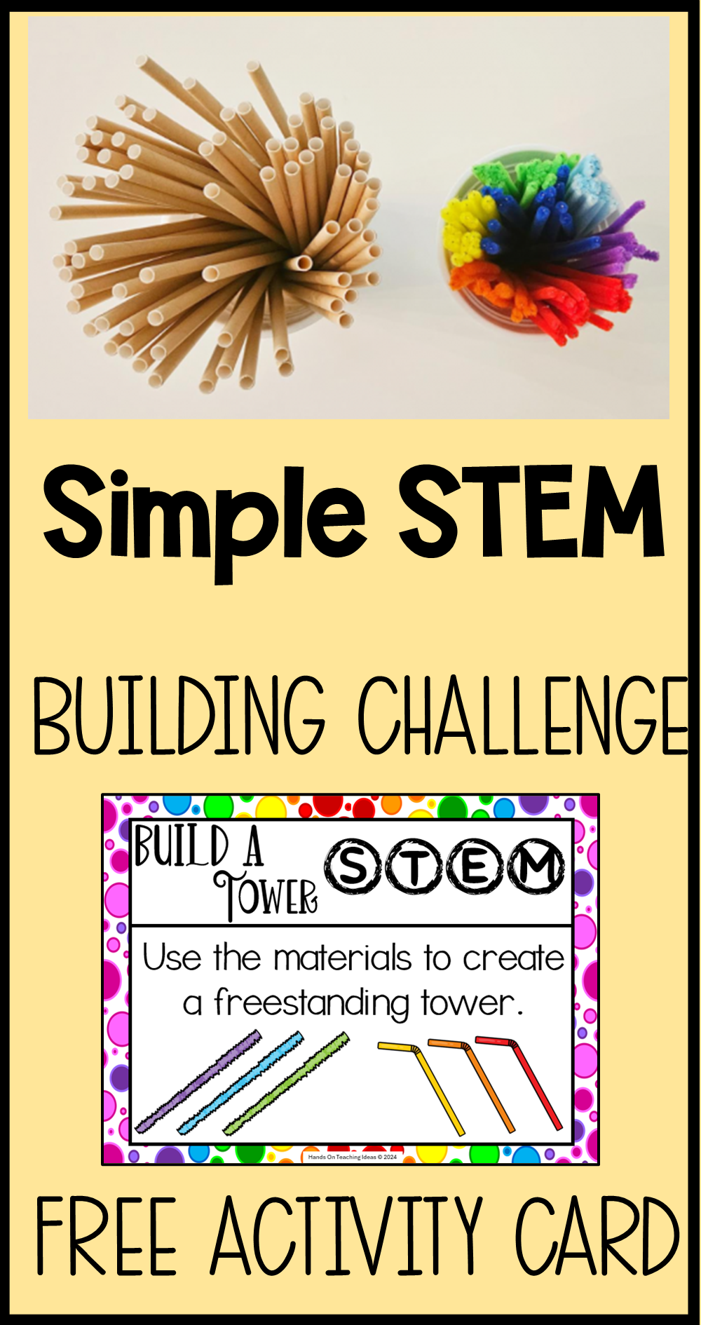 Easy STEM Building Challenge for Kids - Hands-On Teaching Ideas - Hands ...