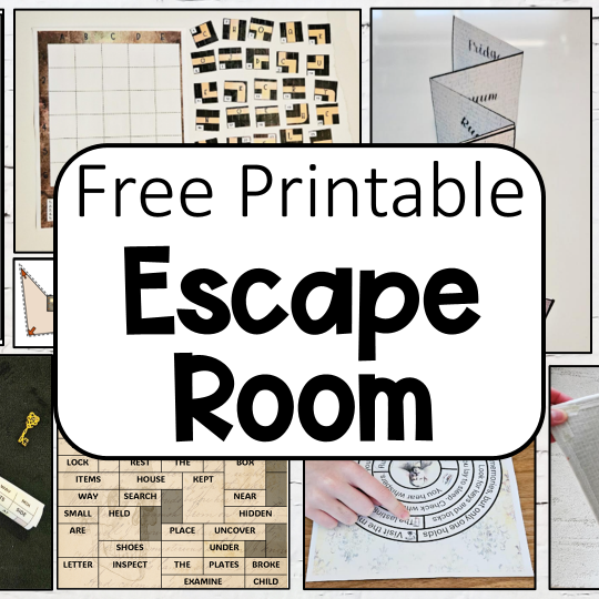 Printable Escape Room Game - Mystery Manor - Hands-On Teaching Ideas