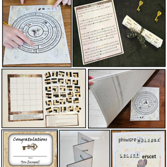 Printable Escape Room Game - Mystery Manor - Hands-On Teaching Ideas
