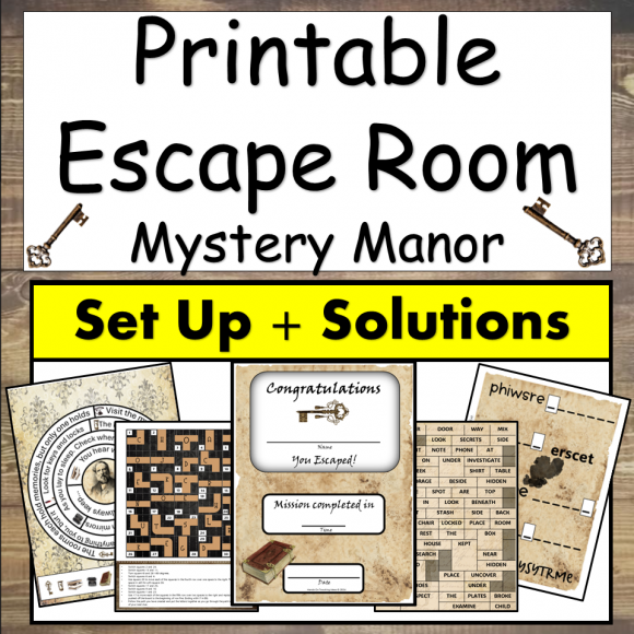 Best Free Escape Room for Kids (Printable Game)