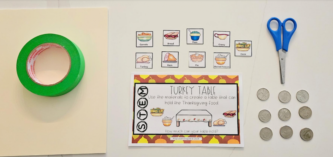 Top 3 Thanksgiving STEM Activities (Free Printables)