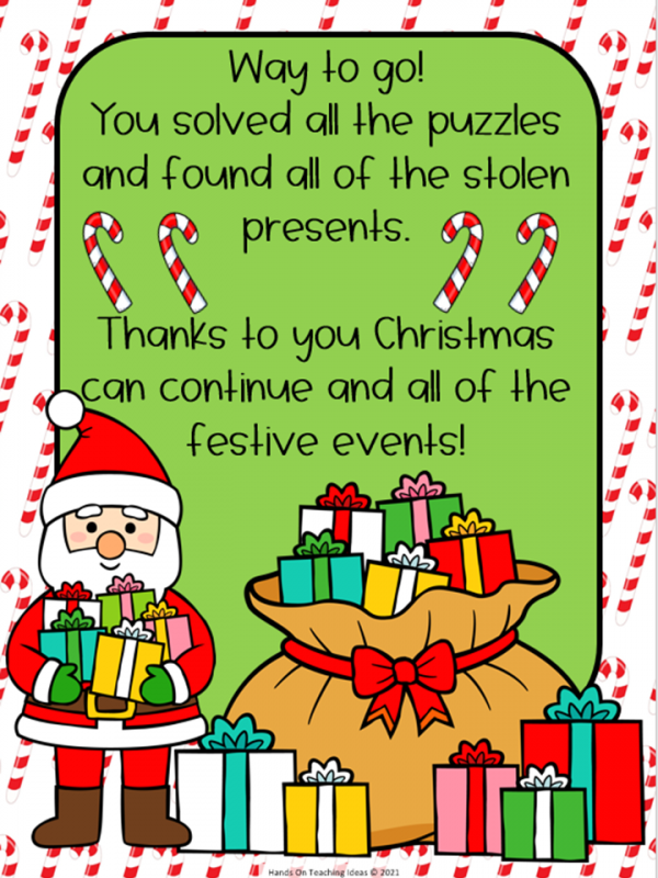 Best Christmas Escape Room Printable