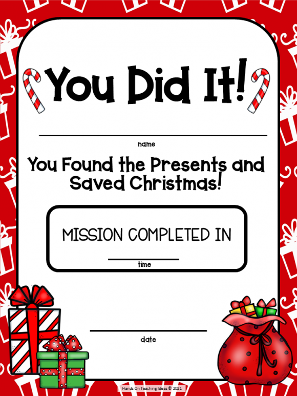 Best Christmas Escape Room Printable