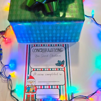 Christmas Escape Room Printables Set Up + Solutions (Companion to Free ...