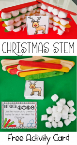 Christmas STEM Activity + Free Printable