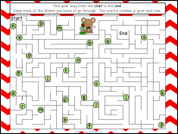 Best Christmas Escape Room Printable