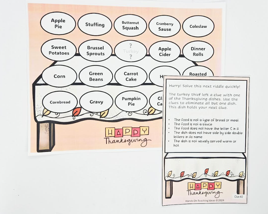 Best Free Thanksgiving Escape Room (Free Printable)