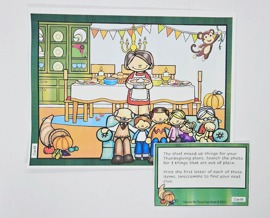 Best Free Thanksgiving Escape Room (Free Printable)