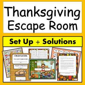 Best Free Thanksgiving Escape Room (Free Printable)
