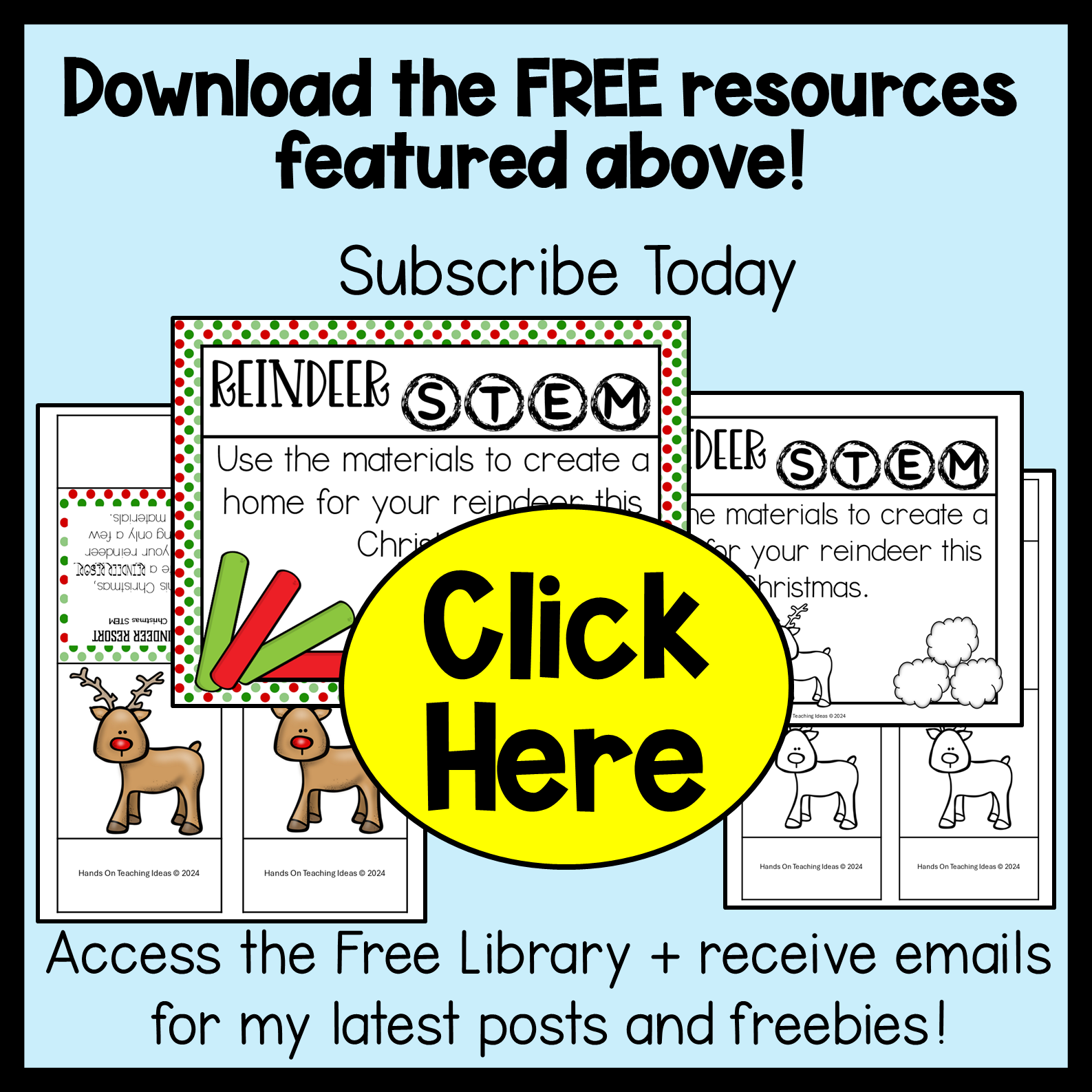 Christmas STEM Activity + Free Printable