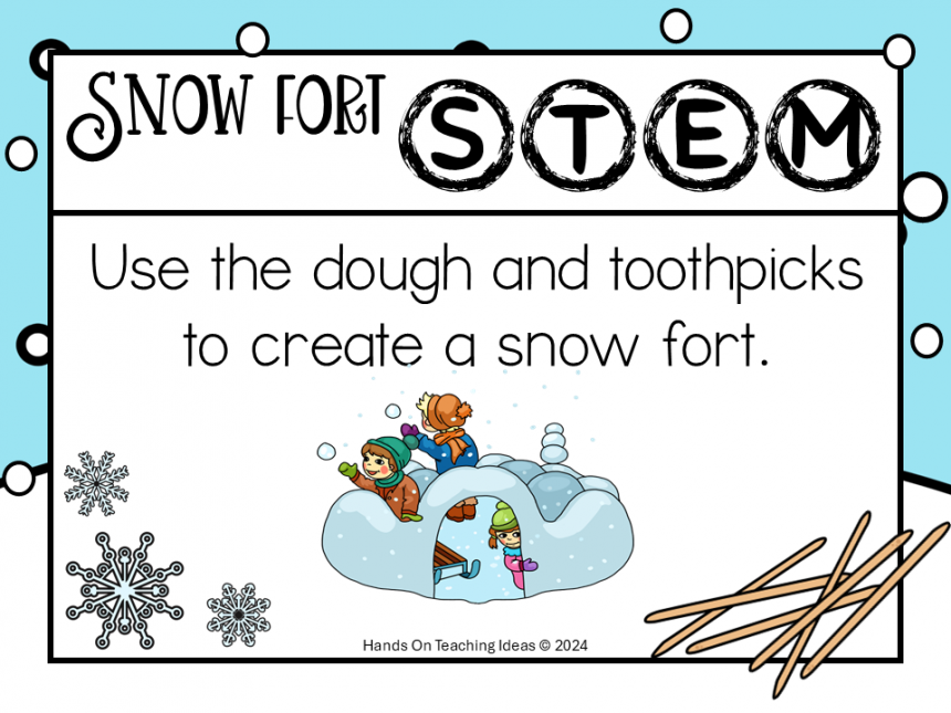 Winter STEM Challenge - Hands-On Teaching Ideas - Science + STEM