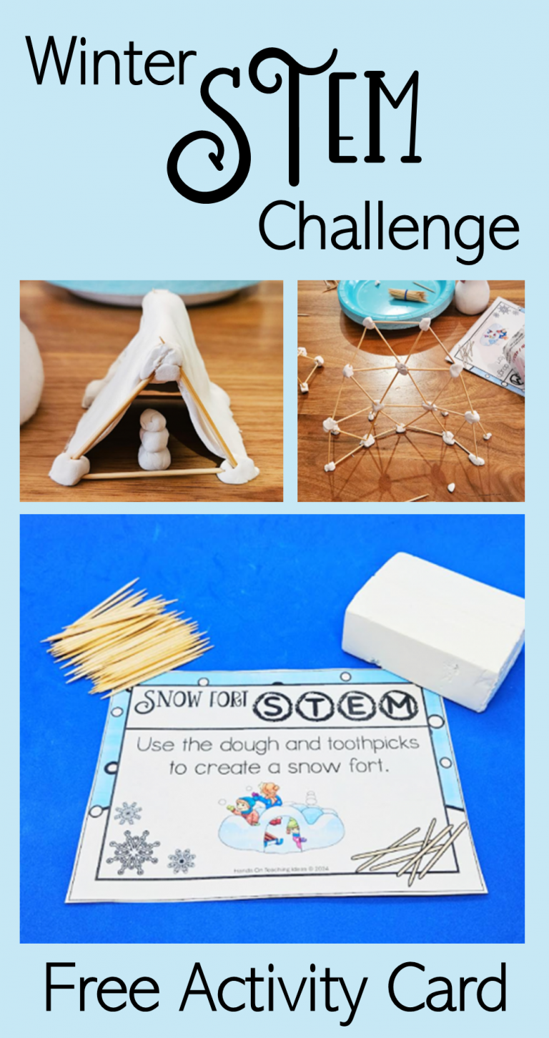 Winter STEM Challenge - Hands-On Teaching Ideas - Science + STEM
