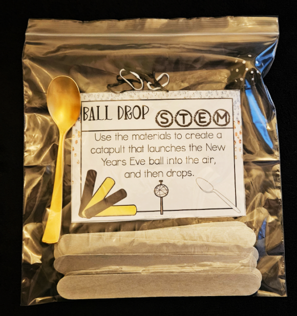 Free New Years Eve STEM Activity - Hands-On Teaching Ideas - Science + STEM