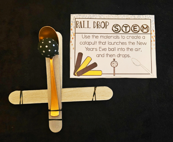Free New Years Eve STEM Activity - Hands-On Teaching Ideas - Science + STEM