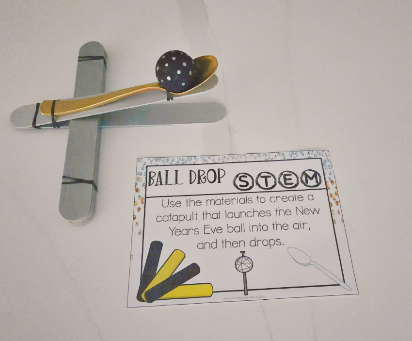 Free New Years Eve STEM Activity - Hands-On Teaching Ideas - Science + STEM