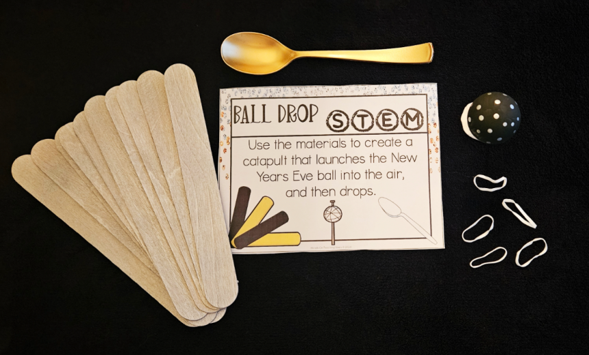 Free New Years Eve STEM Activity - Hands-On Teaching Ideas - Science + STEM