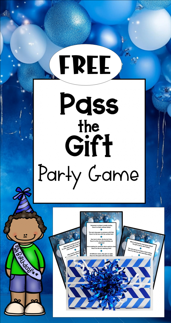 Free Pass the Parcel Game - Printable Party Game