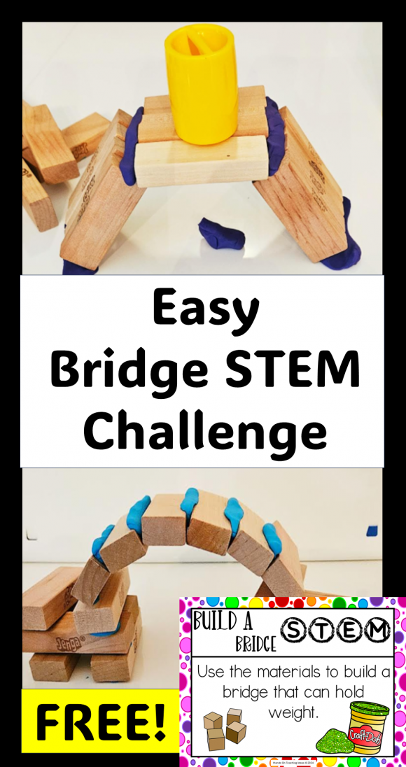 Best Build a Bridge STEM Activity (Free Printable)