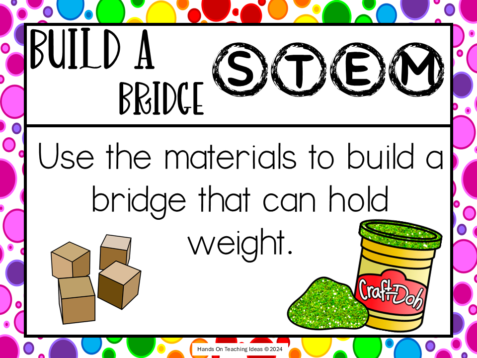 Best Build a Bridge STEM Activity (Free Printable)