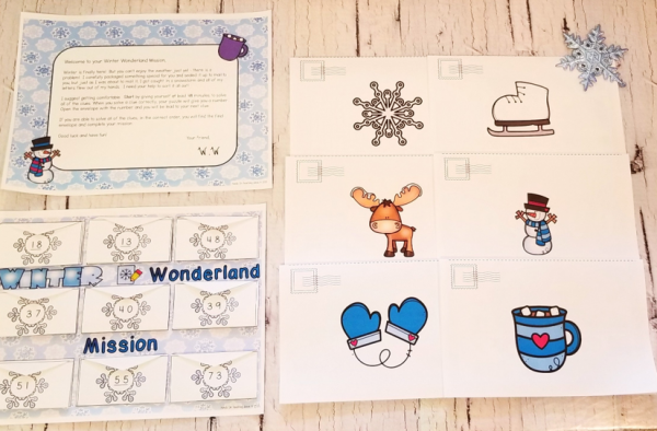 Best Winter Escape Room Challenge (Printable Game)