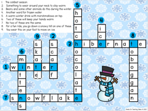 Best Winter Escape Room Challenge (Printable Game)