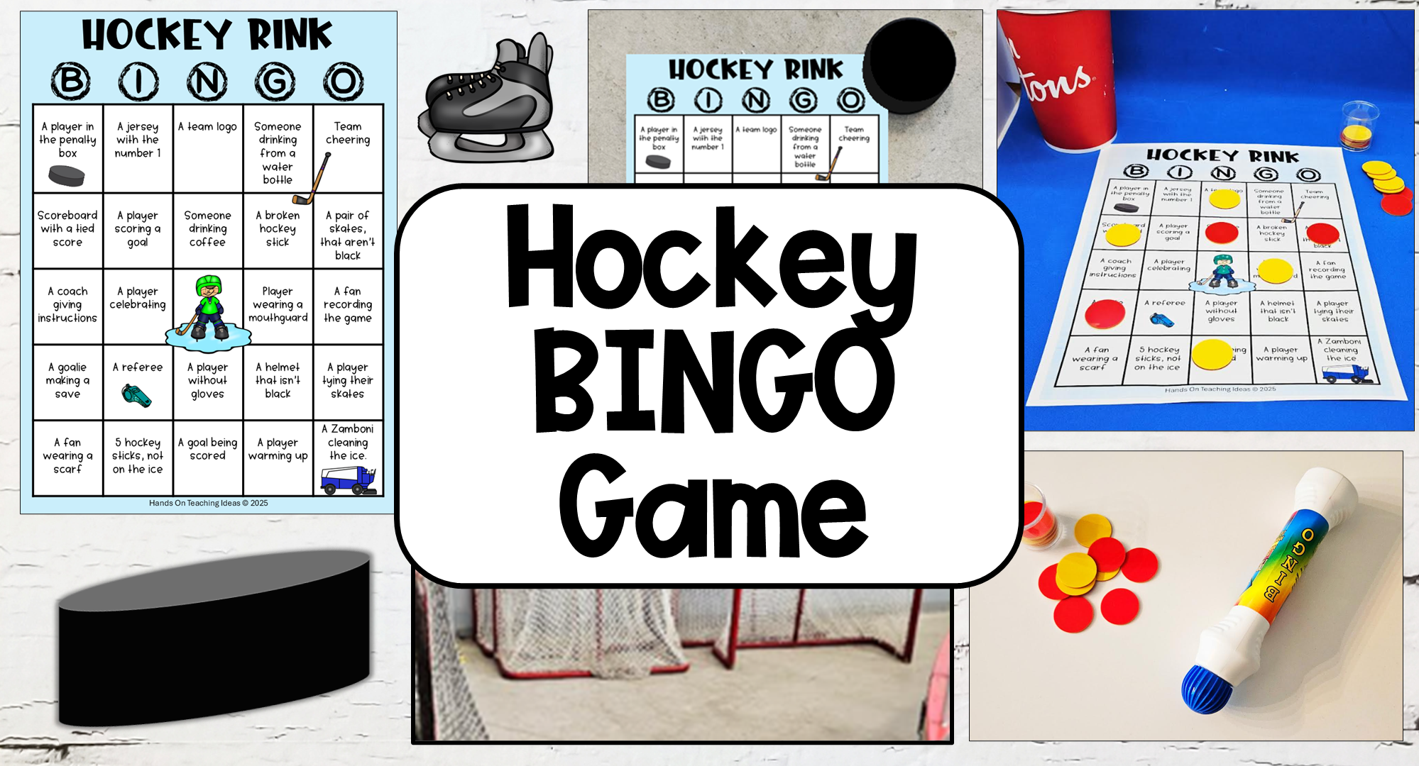 Best Hockey Bingo Game Free Printable