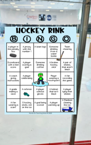 Best Hockey Bingo Game Free Printable