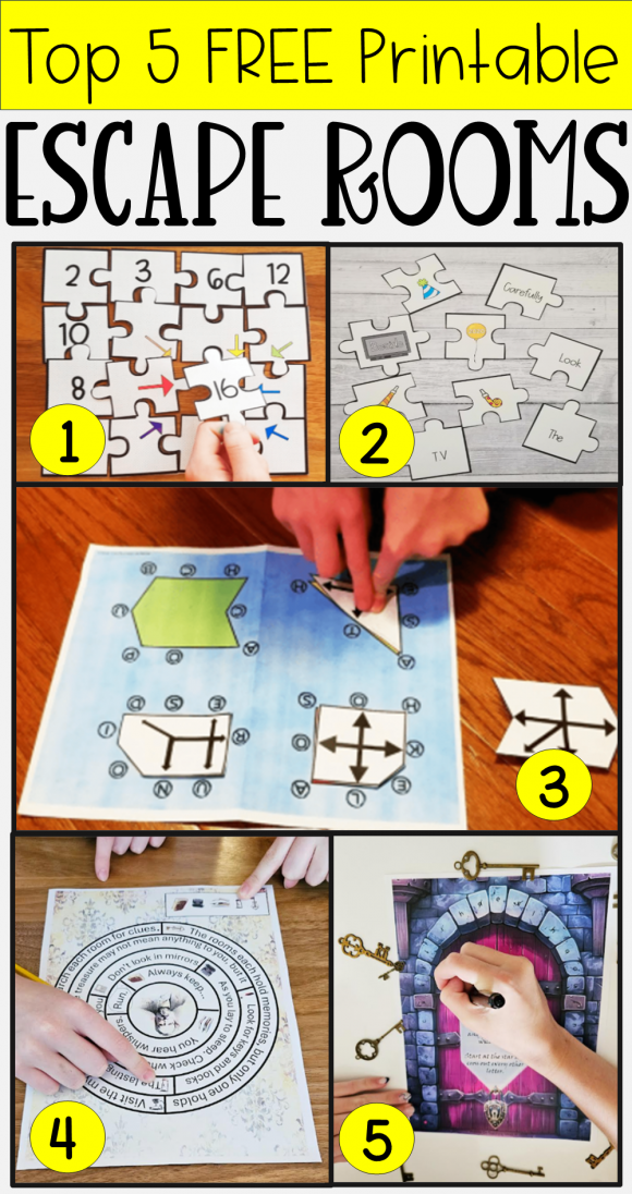 Top 5 Free Printable Escape Rooms for Kids