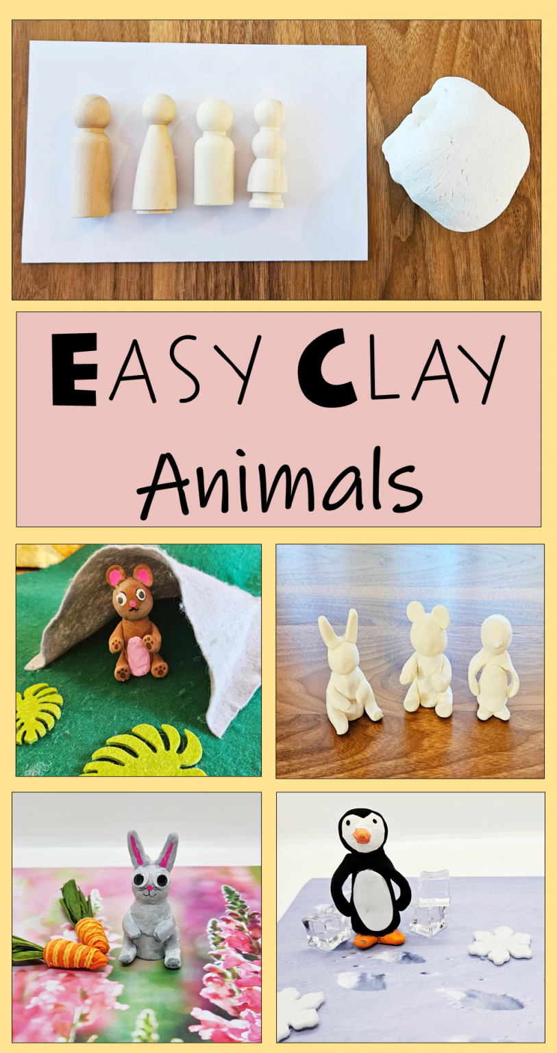 DIY Easy Clay Animal Ideas