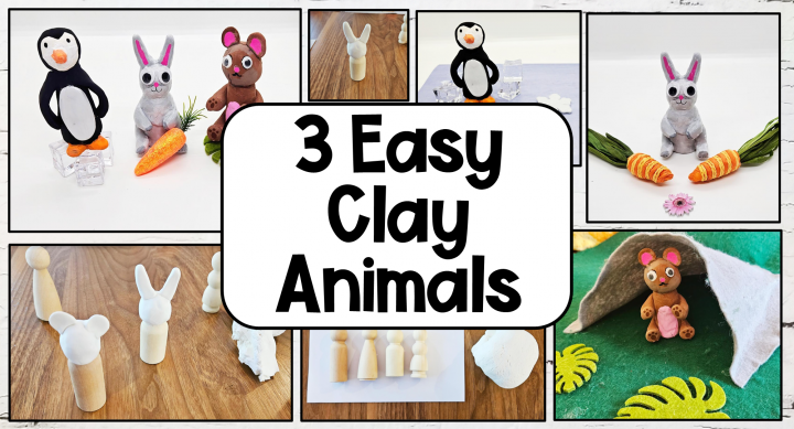 DIY Easy Clay Animal Ideas