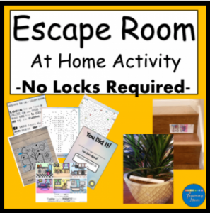 At Home Escape Room Step By Step Guide + Print and Play