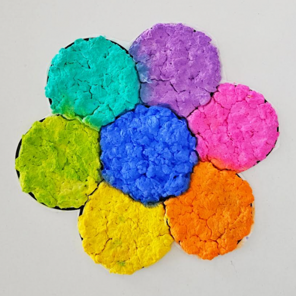 Easy Paper Mache Art + Free Template
