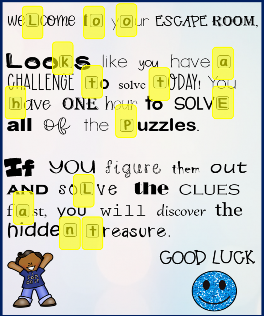 At Home Escape Room Step By Step Guide + Print and Play