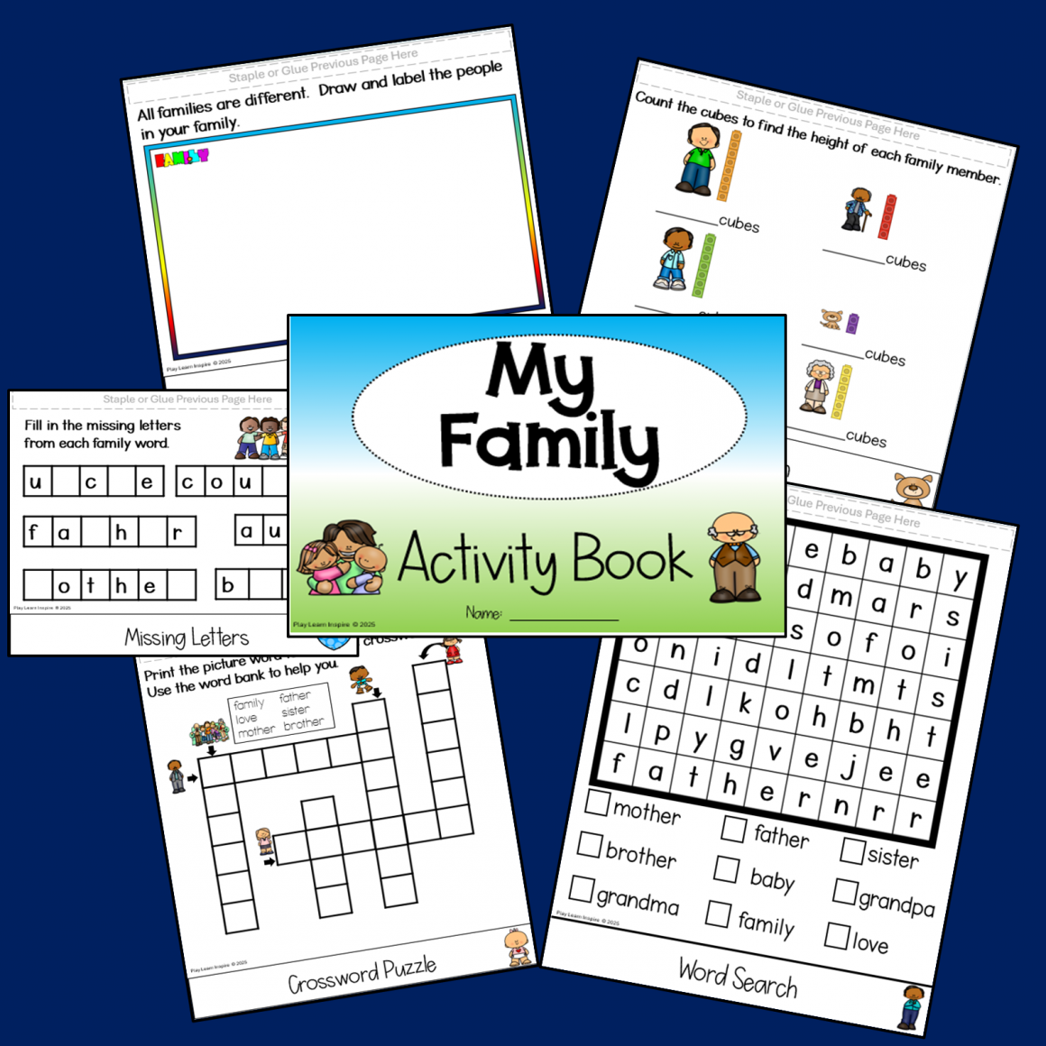 My Family Activity Book - Hands-On Teaching Ideas